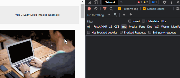 Github Gautamkabiraj96 Vue 3 Lazy Load Images Example Created With